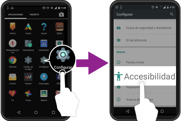 Cómo usar las funciones de accesibilidad en Android